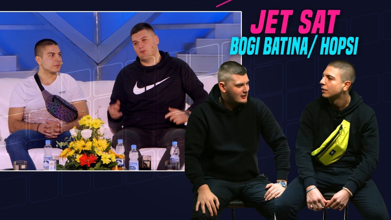 Emisija Jet Sat // Bogi Batina i Hopsi - YouTube