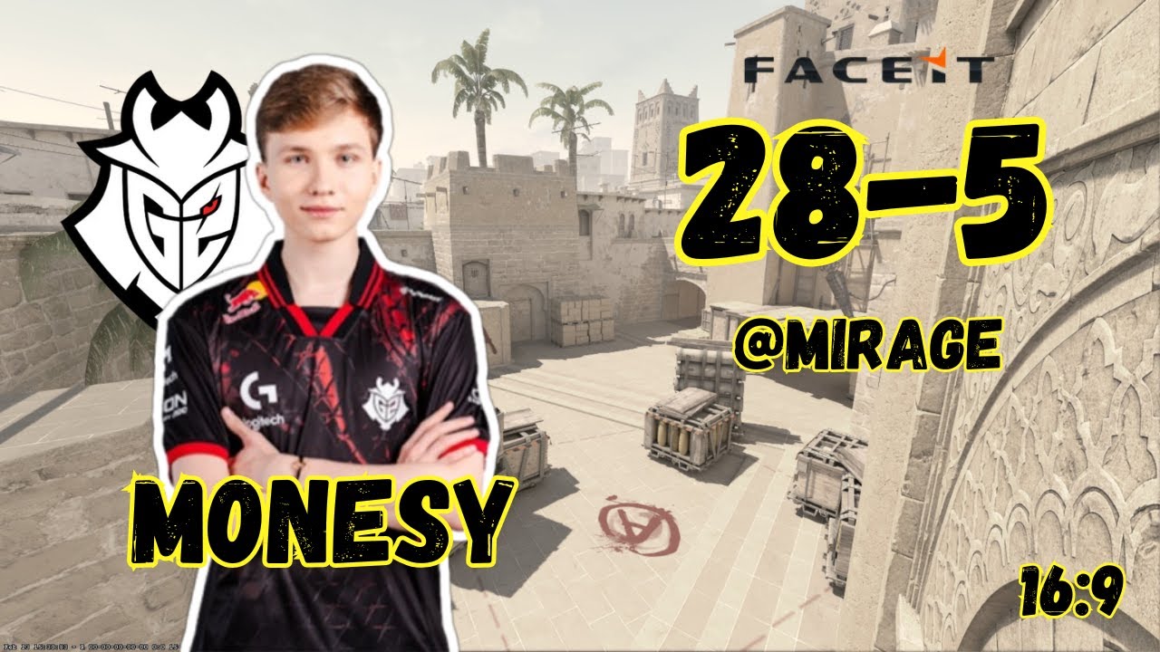 CS2 POV m0NESY G2 (28/5) - Mirage - FACEIT - 16:9 - YouTube