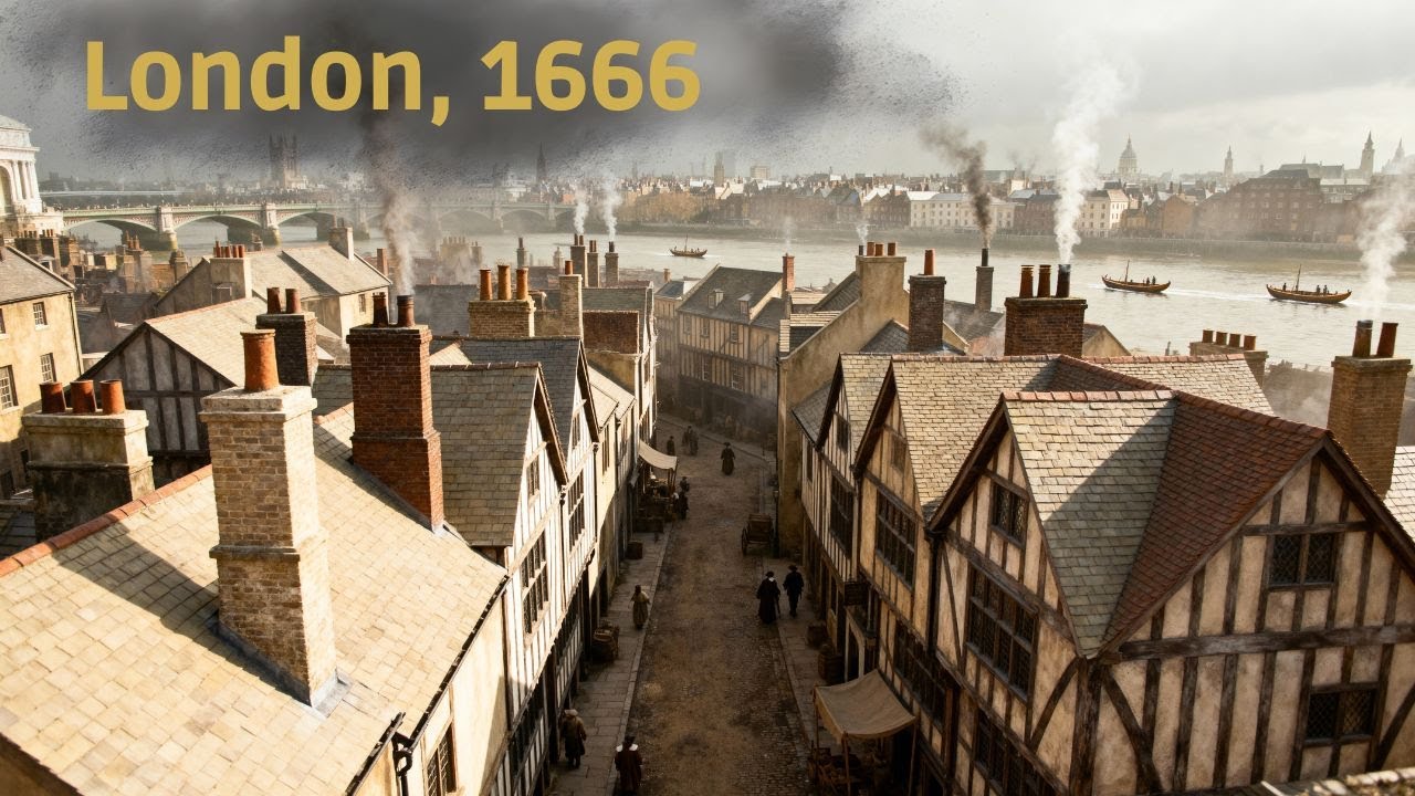 A WALK THROUGH LONDON IN 1666 — HOURS BEFORE THE GREAT FIRE — AI ...