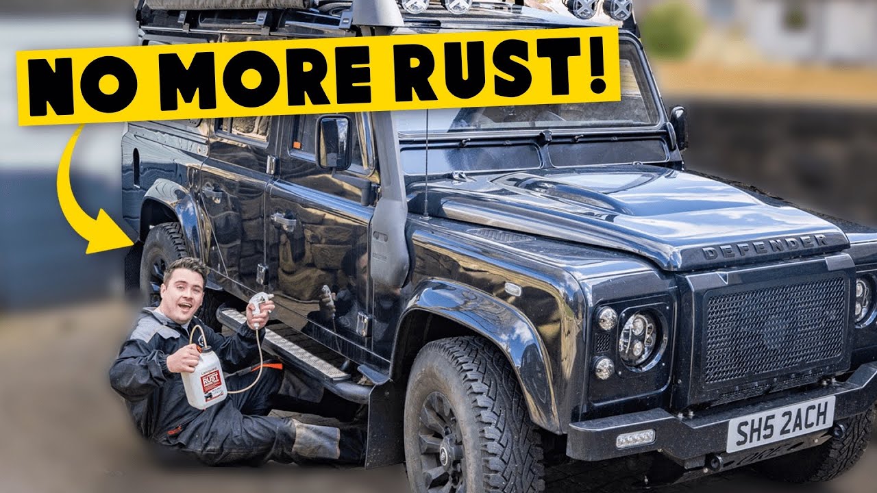 STOPPING THE RUST ON MY LAND ROVER WITH LANOGUARD! - YouTube