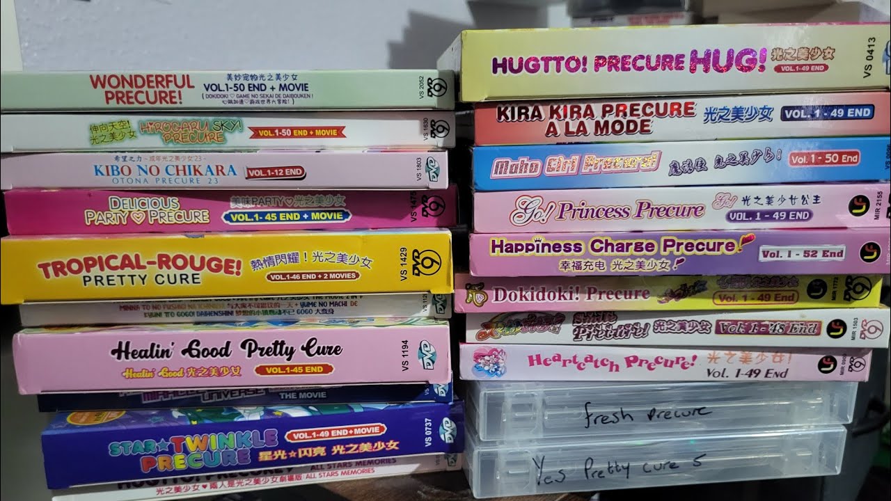Precure dvd Collection 2025 - YouTube
