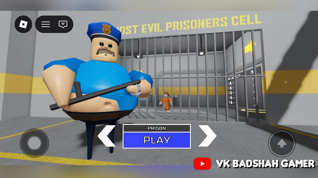 Roblox Escaping Barry’s Prison Run Obby | EASY Mode Walkthrough - YouTube