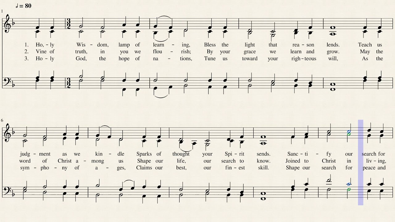 Holy Wisdom, Lamp of Learning (Soprano) - YouTube