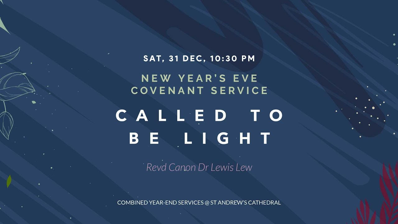New Year’s Eve Covenant Service • 10:30 PM • 31 Dec - YouTube