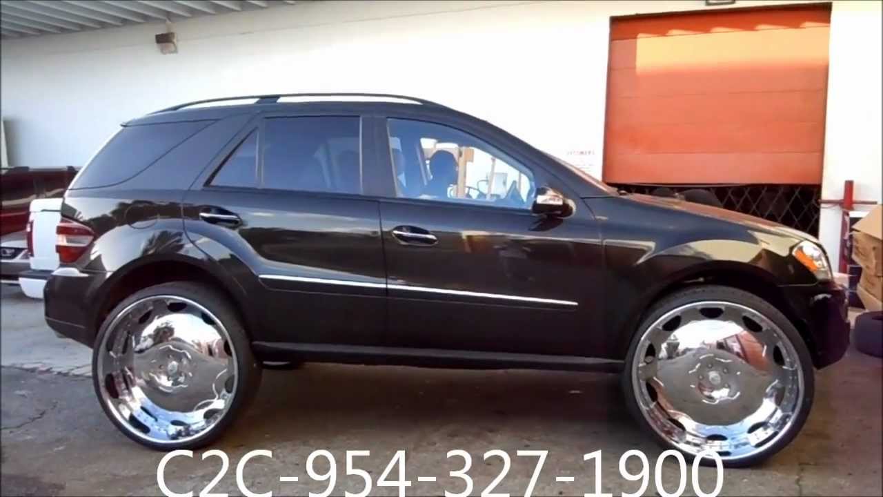 AceWhips.NET- C2C Customs- FIRST Mercedes-Benz ML350 on 30" Fiore ...