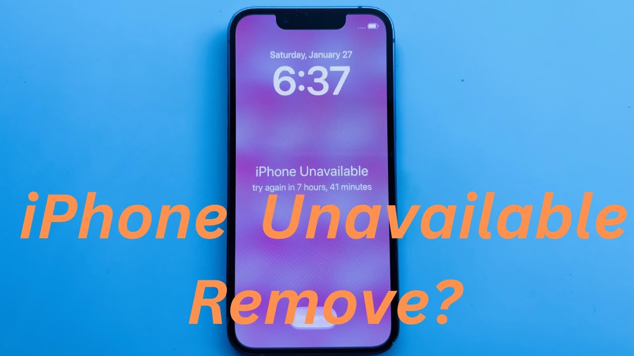 iPhone Unavailable Lockout/iPhone Security Lockout/iPhone Password ...