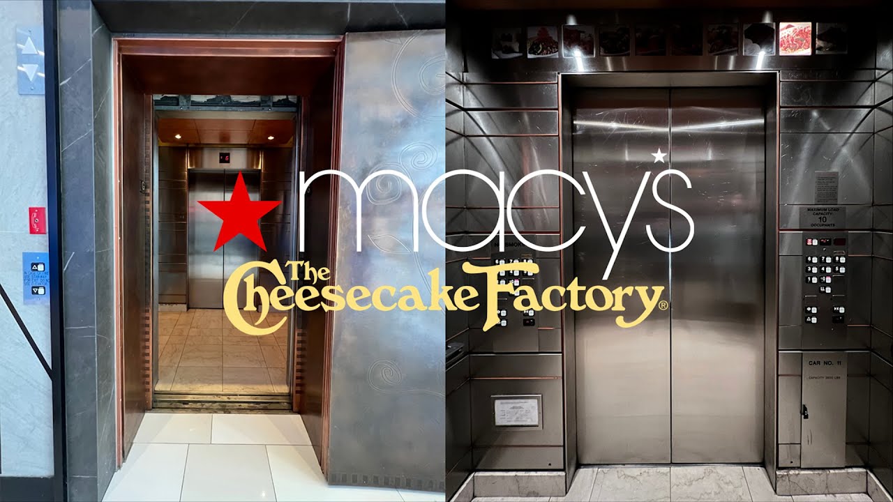Schindler MT Traction Express Elevator - Cheesecake Factory, Macy's ...