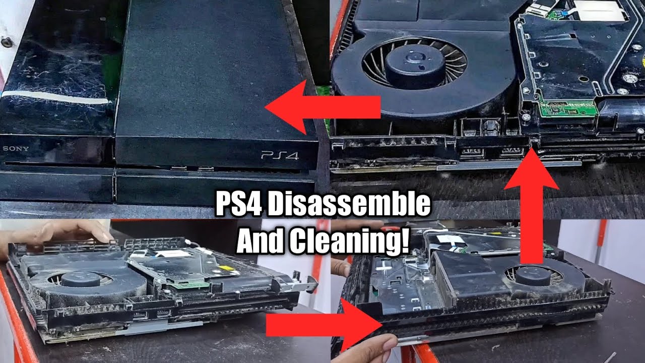 Sony PlayStation 4 Disassembly And Cleaning! How To Clean Sony PS4 At ...