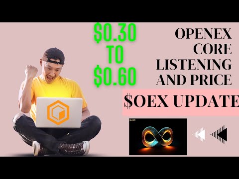 Openex $OEX Coin listings and price Update #oex #core #crypto #oexprice ...