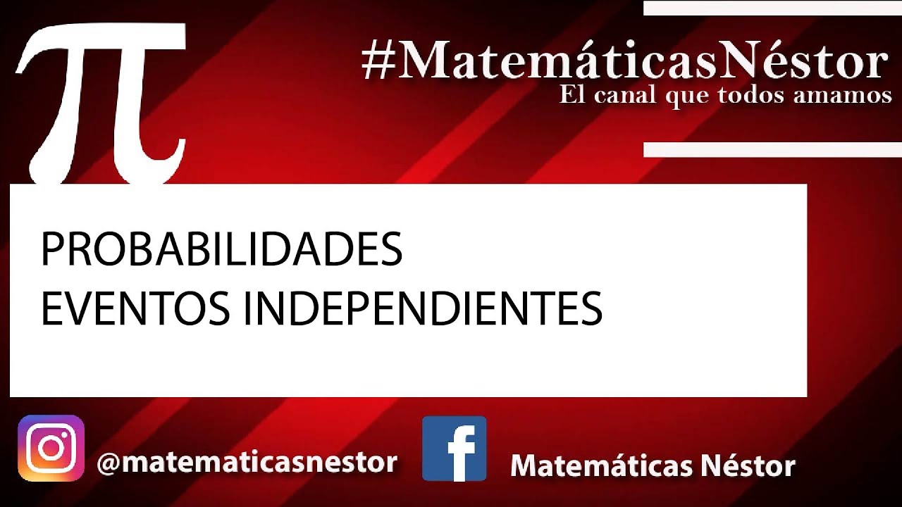 Probabilidades (Eventos independientes) - YouTube