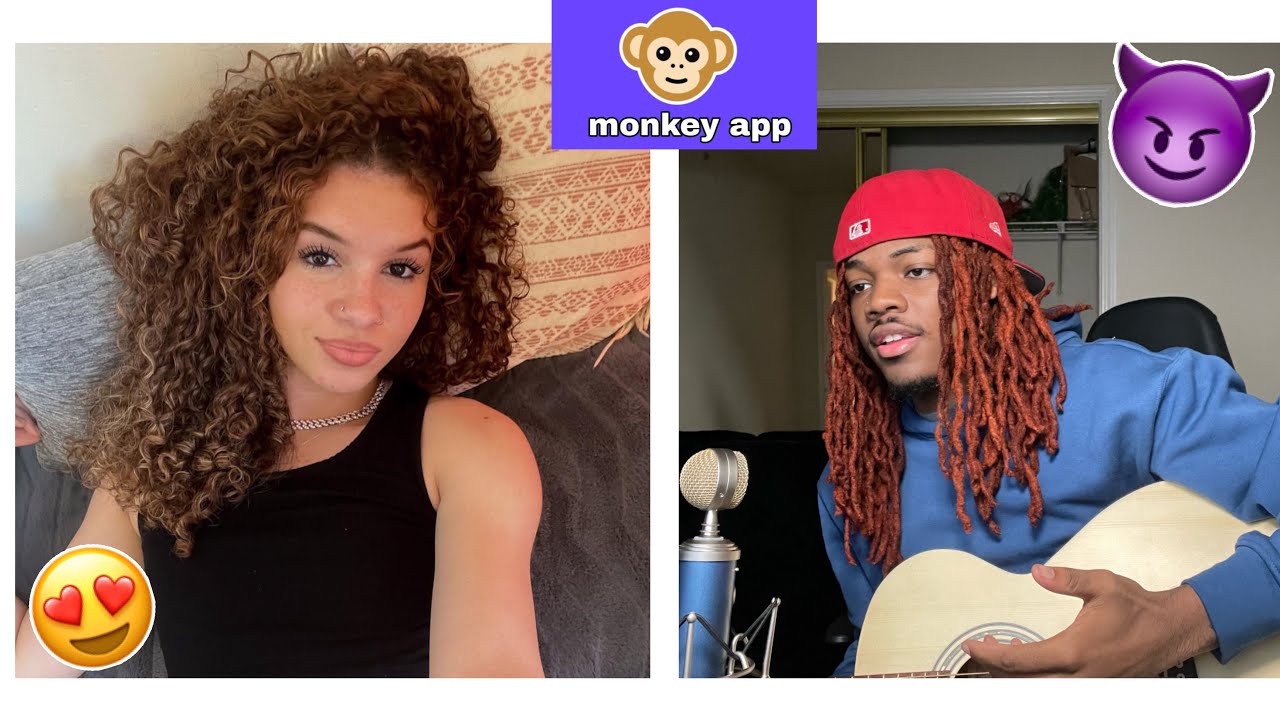 SERENADING BADDIES WITH MY SINGING ON MONKEY APP! - YouTube