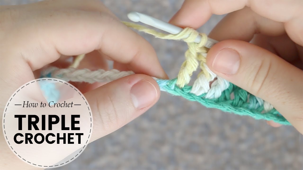 Crochet Triple Stitch - YouTube