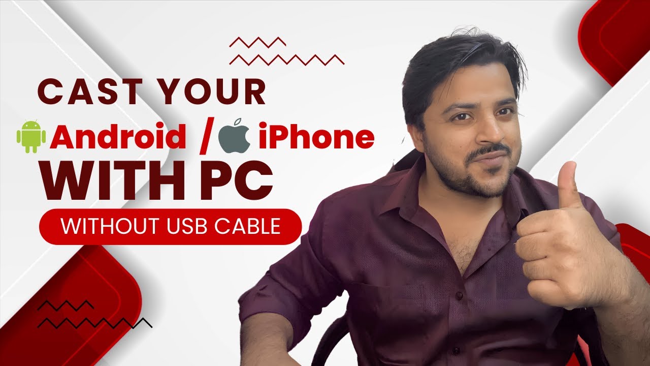 How to Cast Mobile Screen on laptop | Screen mirroring android to ...