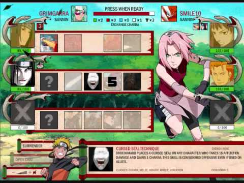 Naruto Arena: Mission: Naraka Path (All 5 Wins) - YouTube