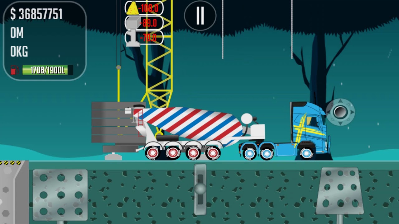 Trucker Joe we haul concrete to the construction of a paper mill - YouTube