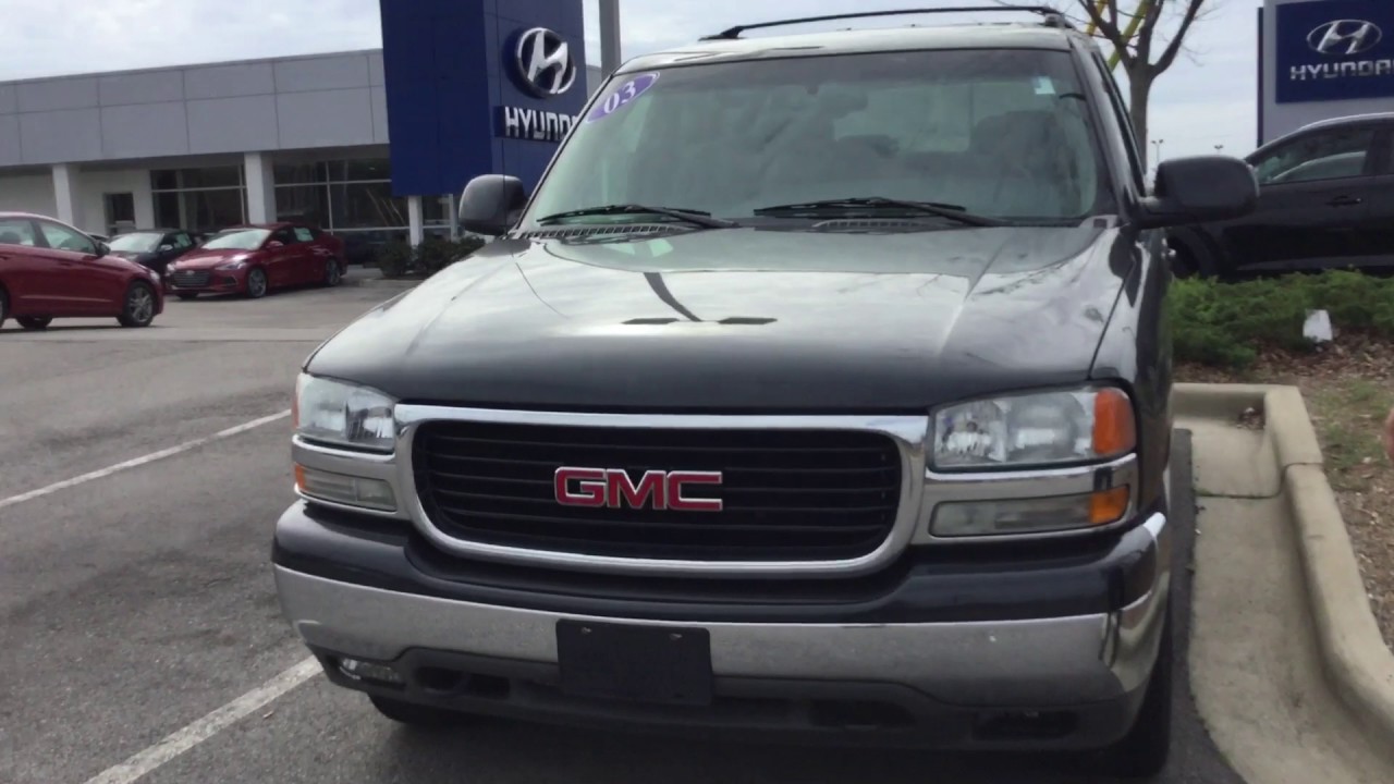Eureka's 2003 GMC Yukon @ Tameron Hyundai in Hoover, Al. - YouTube