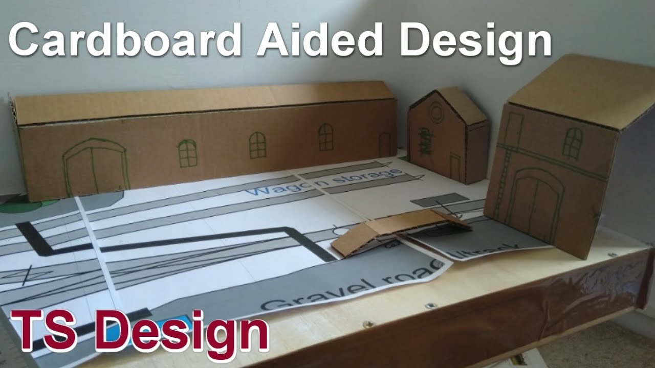 Cardboard Aided Design: mocking up buildings for Guilford Colliery ...