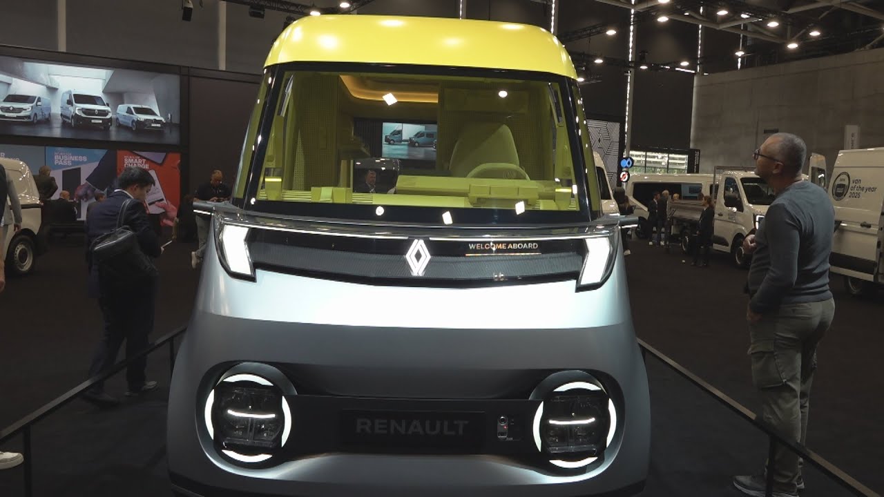 Renault Estafette Concept Electric Panel Van (2025) Exterior and Interior - YouTube