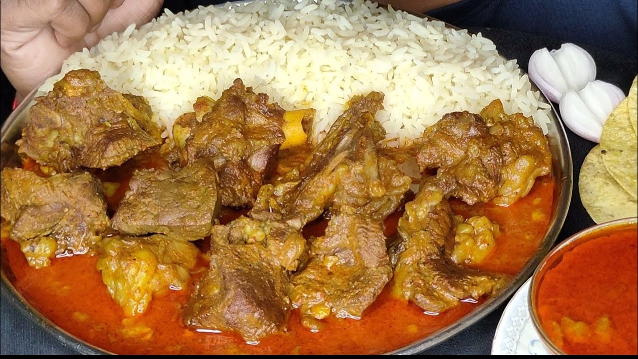 mutton rice eating challenge mutton rice eating show mutton rice eating ...