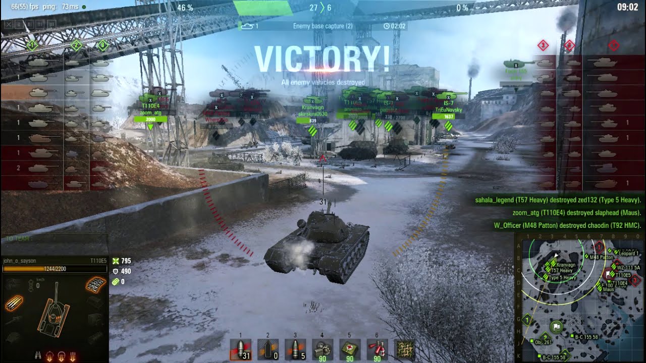 World of Tanks Game Play - YouTube