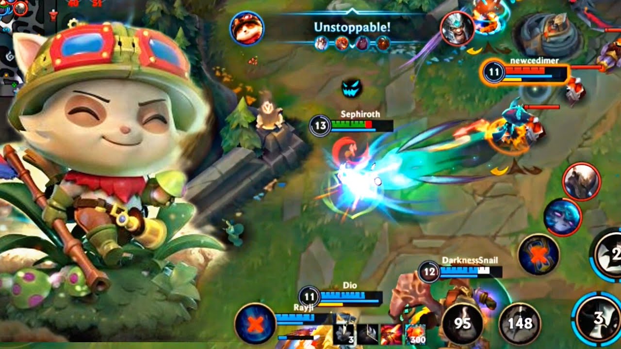 Wild Rift : Trying Tank Build for Teemo | Top Lane Teemo Gameplay ...