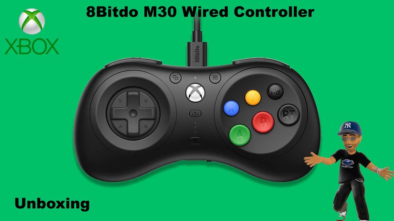 8Bitdo M30 Wired Controller for Xbox Series X|S, Xbox One, and Windows ...