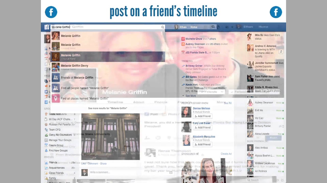 How to Communicate with Friends on Facebook - YouTube