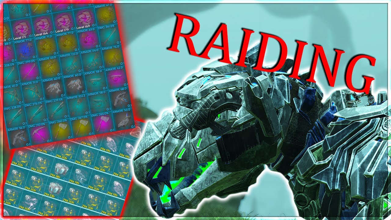 Raiding And Getting INSANE LOOT On My Best Solo Wipe EVER... Solo | Ark ...