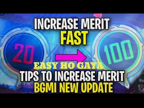 How to increase merit in bgmi fast | merit kaise badhaye | Bgmi merit ...