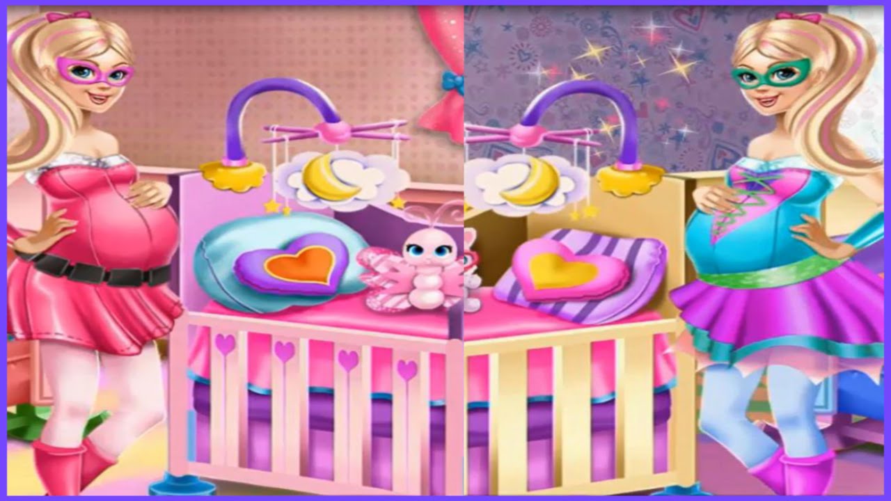Super Barbie Maternity Deco Game Episode-Newborn Baby Video Plays - YouTube