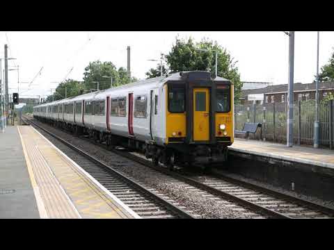 Greater Anglia class 317 trains at Enfield Lock 7th June 2021 - YouTube