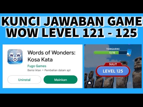 Kunci Jawaban WoW Level 121, 122, 123, 124, 125 - YouTube