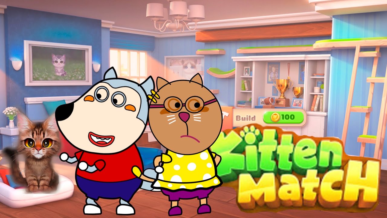 Wolfoo and Kat help Kitty getting beter| Kitten Match Ep2 - YouTube