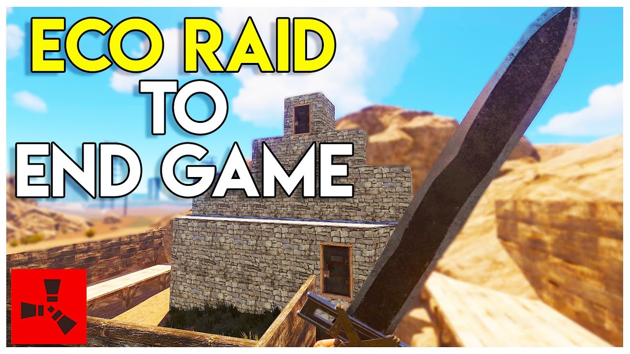 ECO-RAID JACKPOT on a HUGE ROCK BASE to END GAME in 1 HOUR! - Rust ...