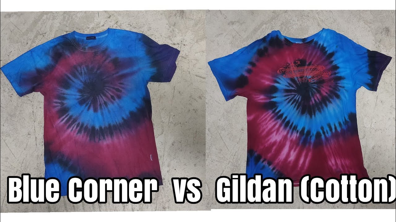 Tie Dye - Blue Corner VS Gildan (Cotton) *Epic Fail* Nahulog ang CP ko ...