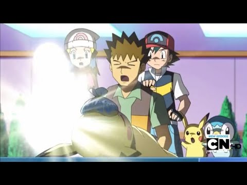 Brock's Happiny Evolves into Chansey - YouTube