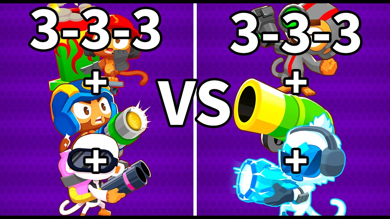 3-3-3 Mortar Monkey Dartling Gunner Glue Gunner vs 3-3-3 Boomerang ...