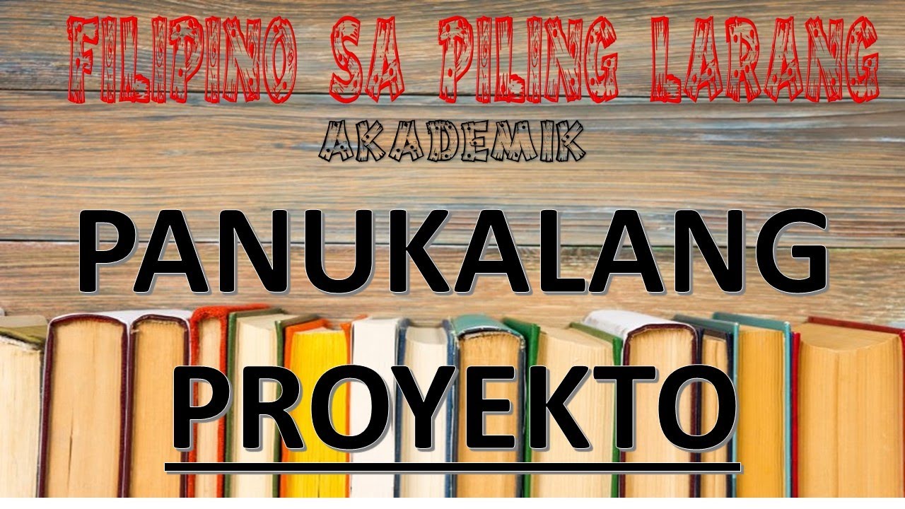 PANUKALANG PROYEKTO - YouTube