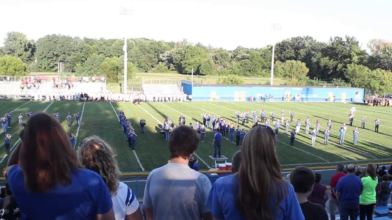 Coventry High School Marching Band 8-23-13 Pregame Performance - YouTube