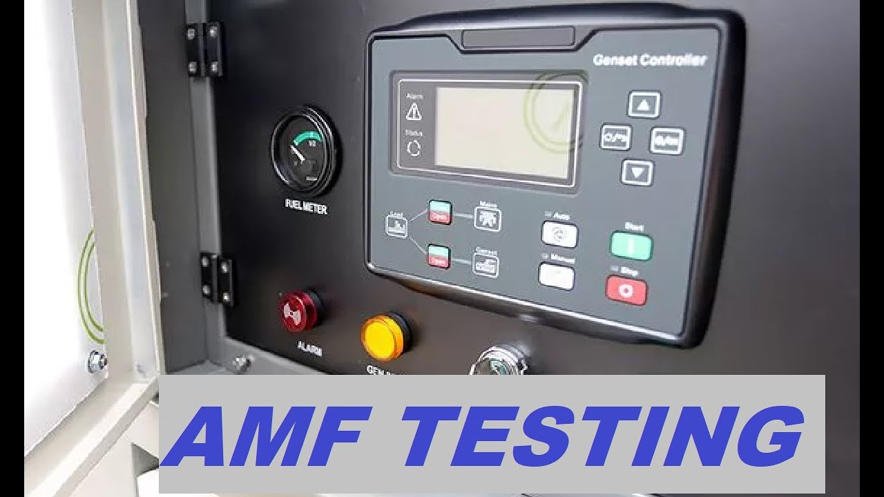 Testing of AMF/ATS panel in live... - YouTube