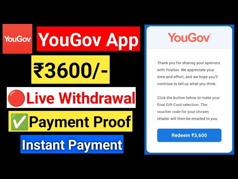YouGov Payment Proof | YouGov App Se Paise Kaise Nikale | YouGov App Se ...