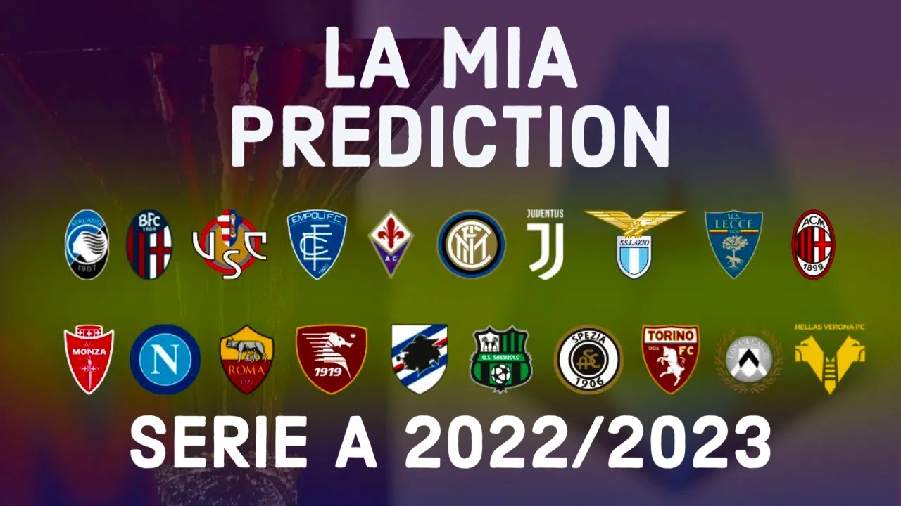 CLASSIFICA FINALE SERIE A 22/23, LA MIA PREDICTION!! - YouTube