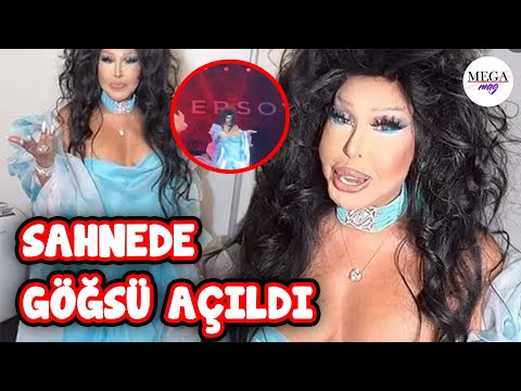 Sahnede göğüsleri açılan Bülent Ersoy zor anlar yaşadı! | Demet Akalın'ın zor anları