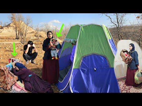 Operator for Samaneh and Ilma Chador and on a day full of peace..