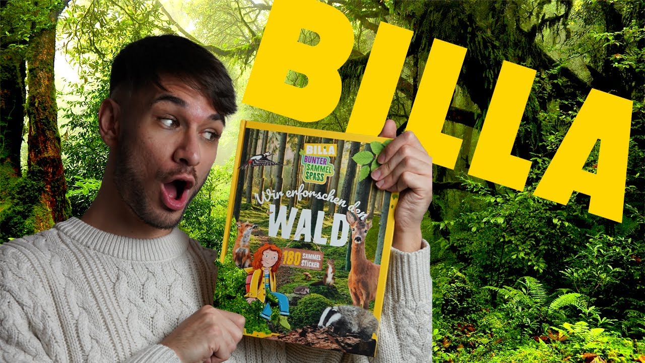 WIR ERFORSCHEN DEN WALD | BILLA | STICKER UNBOXING - YouTube