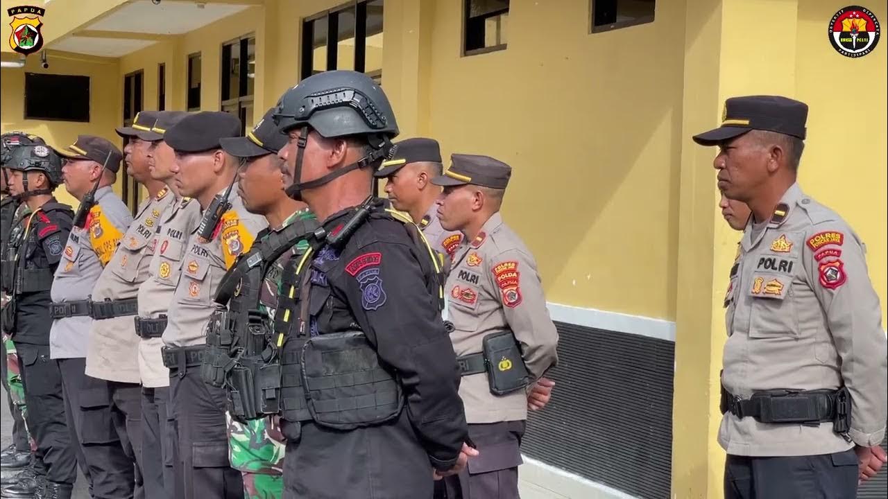Apel Gelar Pasukan Operasi Lilin Cartenz - 2024 Polres Puncak Jaya - YouTube