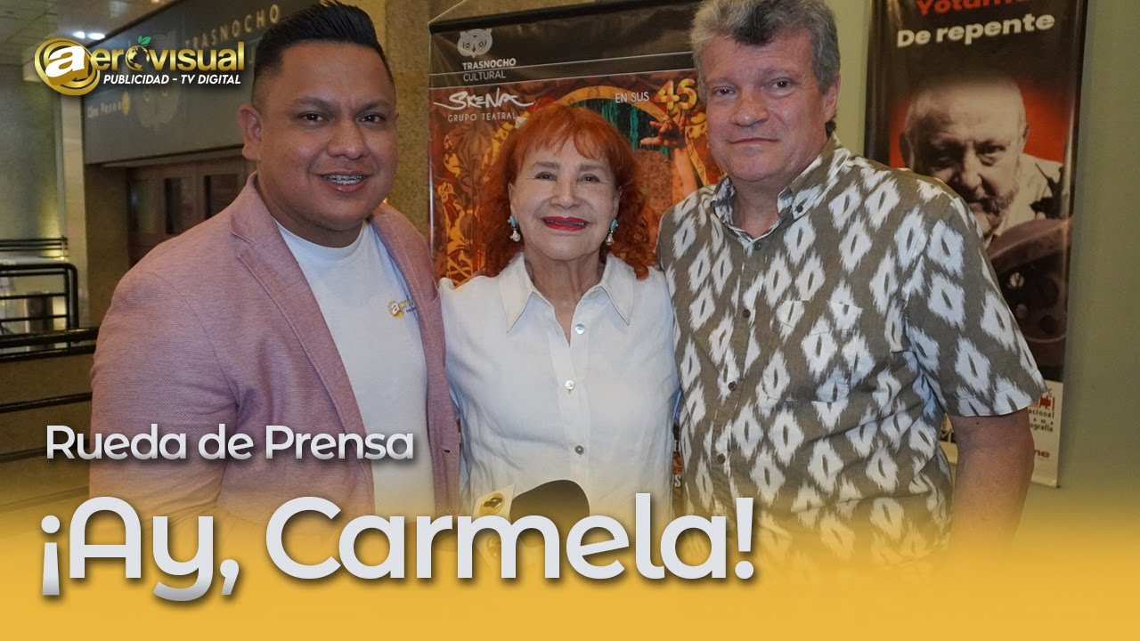 ¡Ay, Carmela! con Tania Sarabia y Basilio Álvarez (rueda de prensa ...