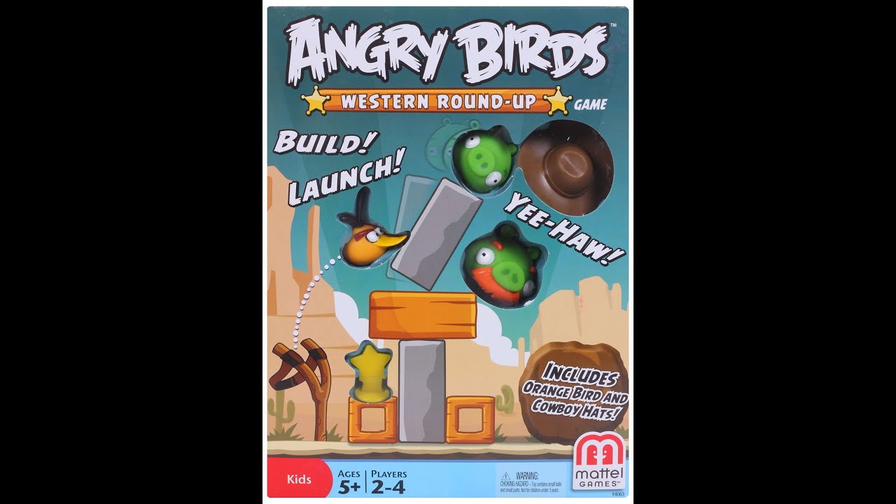 Angry Birds Western Roundup Hogs - YouTube
