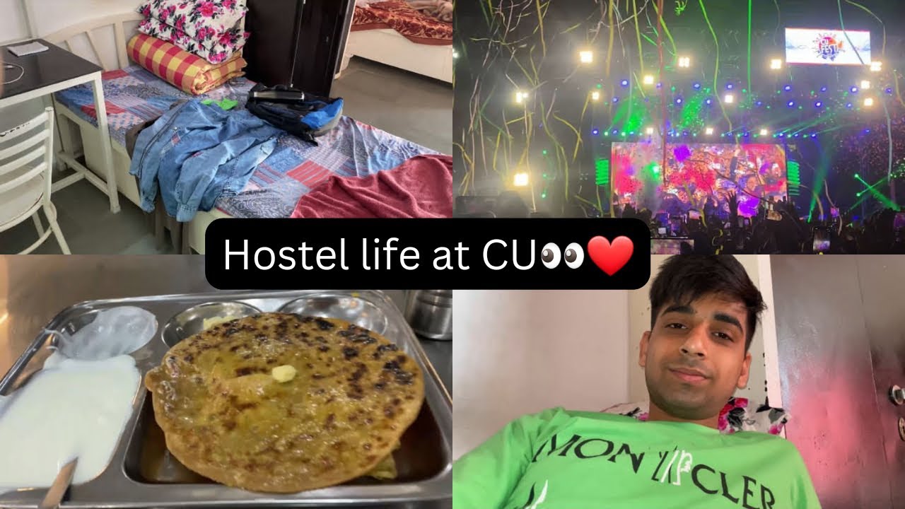 Hostel Life At CU ️|CU FEST 2024😇|⁠@Chandigarhuniversity|35 Vlog ️|# ...