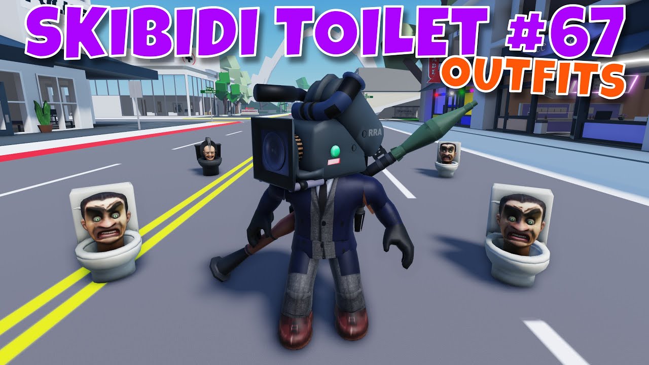 Roblox Skibidi Toilet 67 Outfits: Become LARGE CAMERAMAN With ROCKET ...